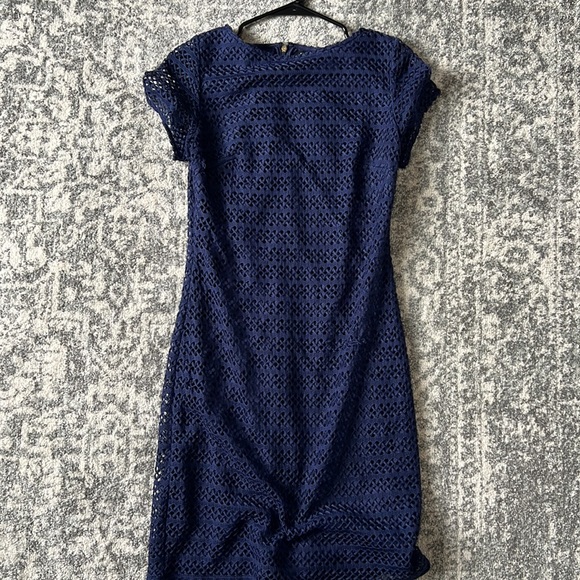 Karl Lagerfeld | Dresses | Karl Lagerfeld Navy Dress | Poshmark